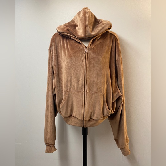 SKIMS | Tops | Skims Velour Hoodie | Poshmark
